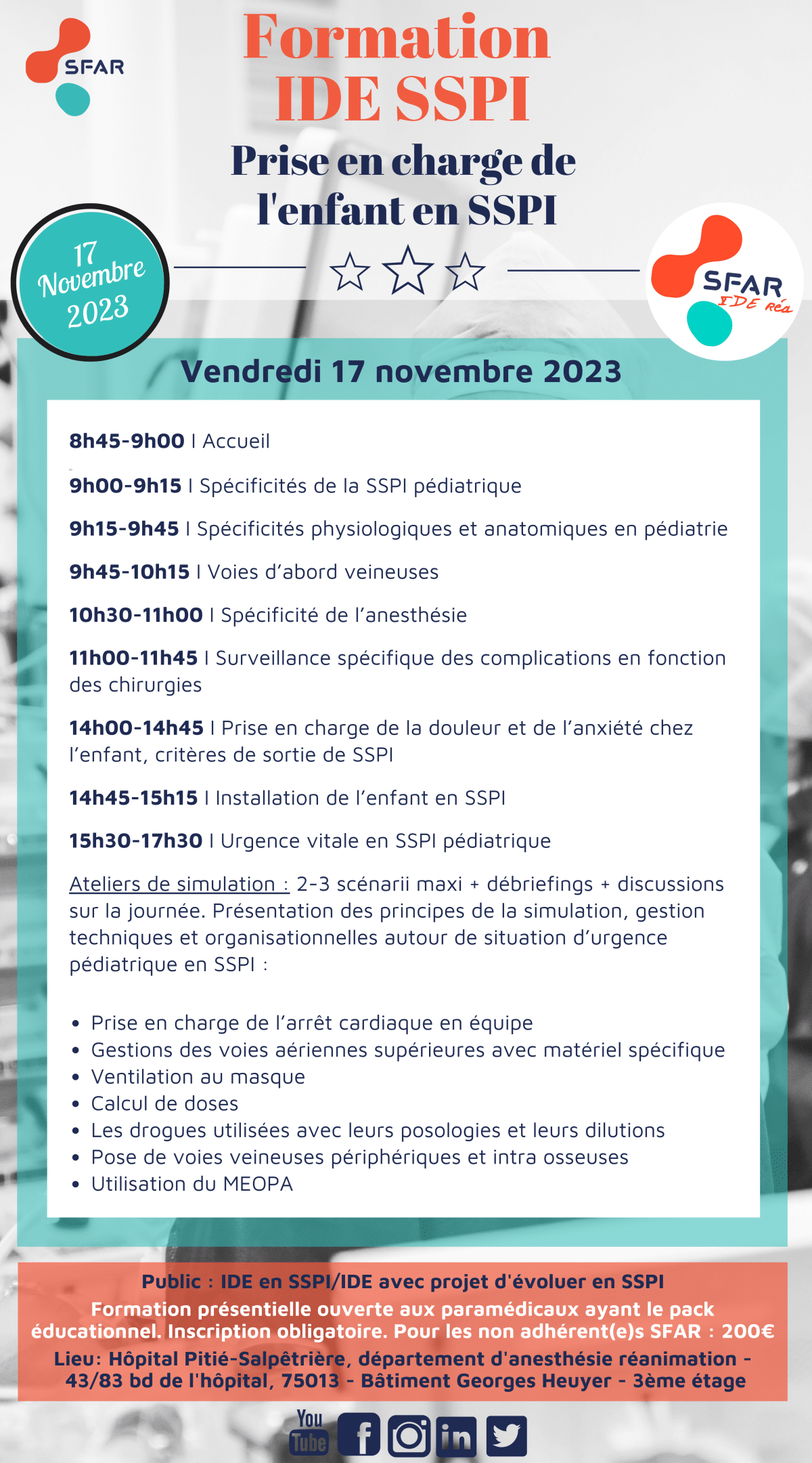 SSPI et pédiatrie - Société Française d’Anesthésie et de Réanimation