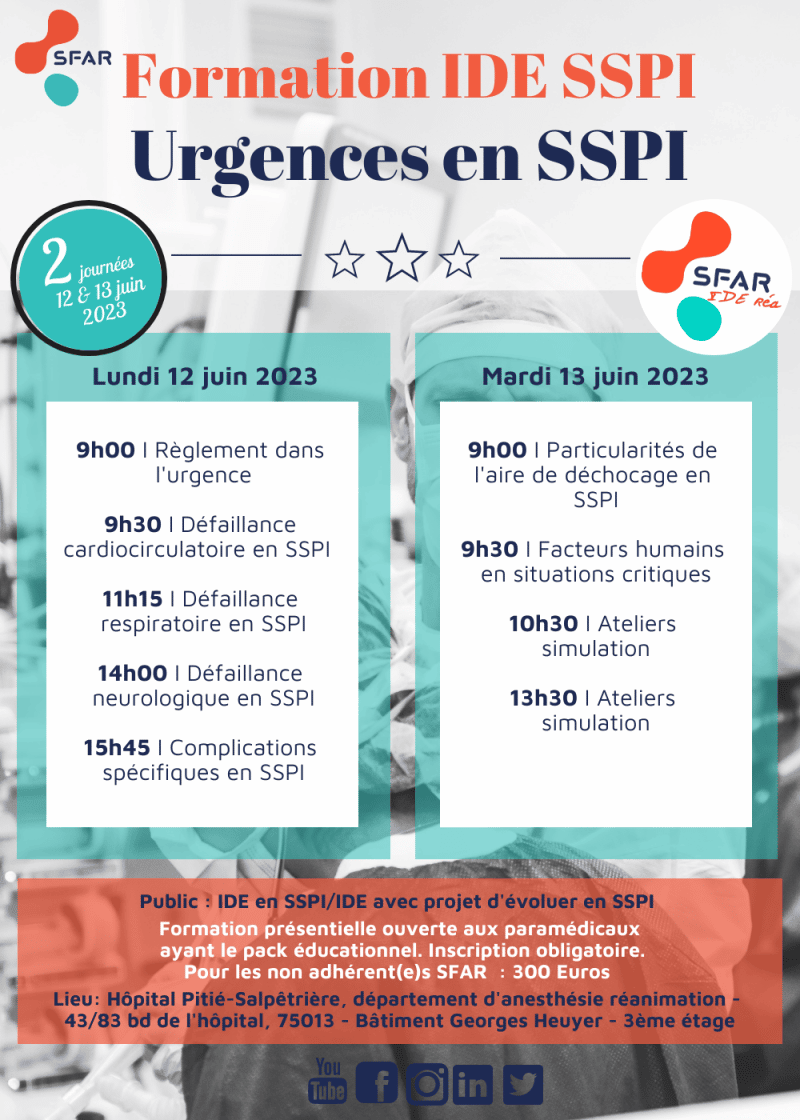 Urgences en SSPI - La SFAR